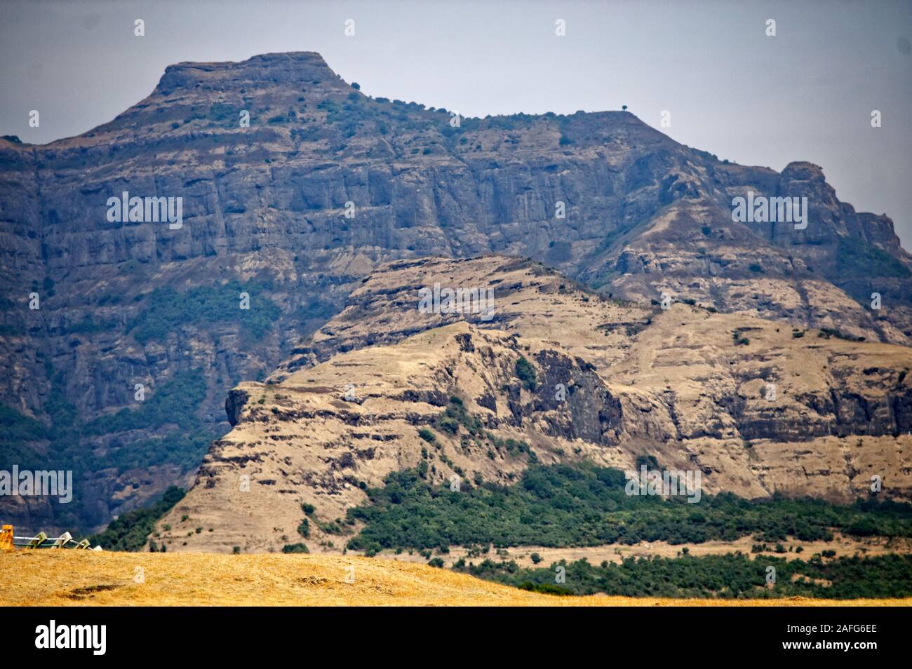 View of a mountain and valley from view point Stock Photo - Alamy