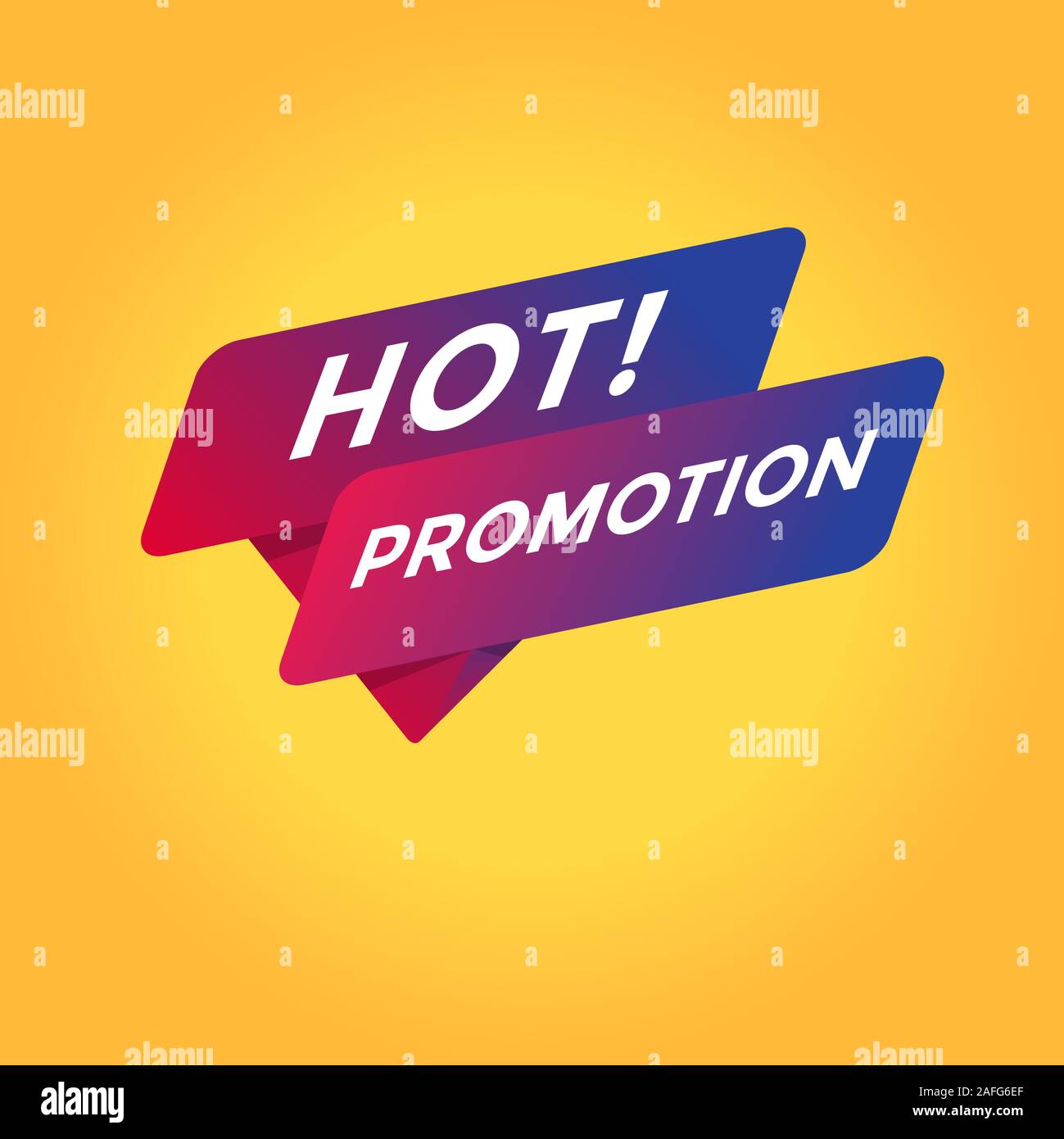 Hot promotion tag sign. vector Stock Vector Image & Art - Alamy