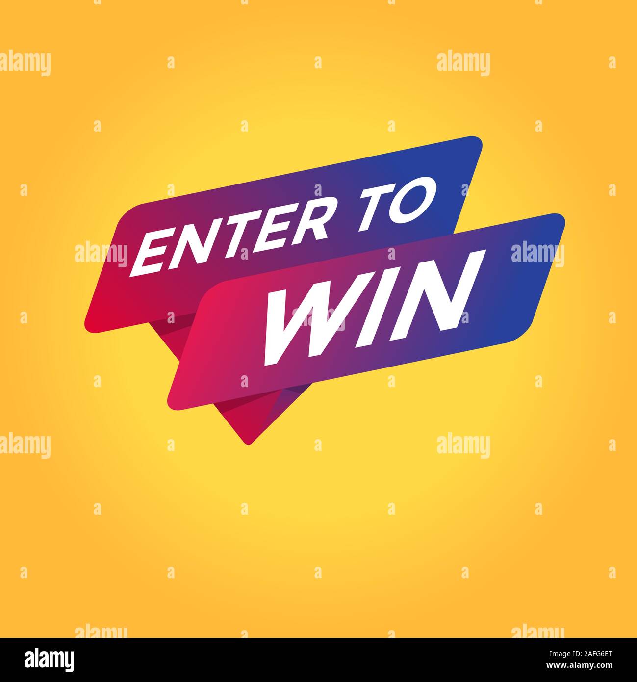 Enter to win tag sign icon Stock Vector Image & Art - Alamy