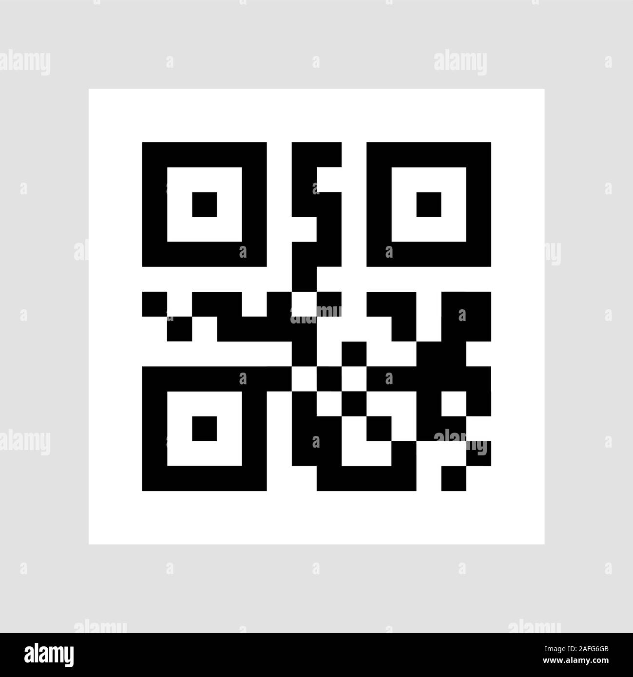 Sample qr code icon. vector Stock Vector Image & Art - Alamy Sample qr code icon. vector Stock Vector Image & Art - Alamy