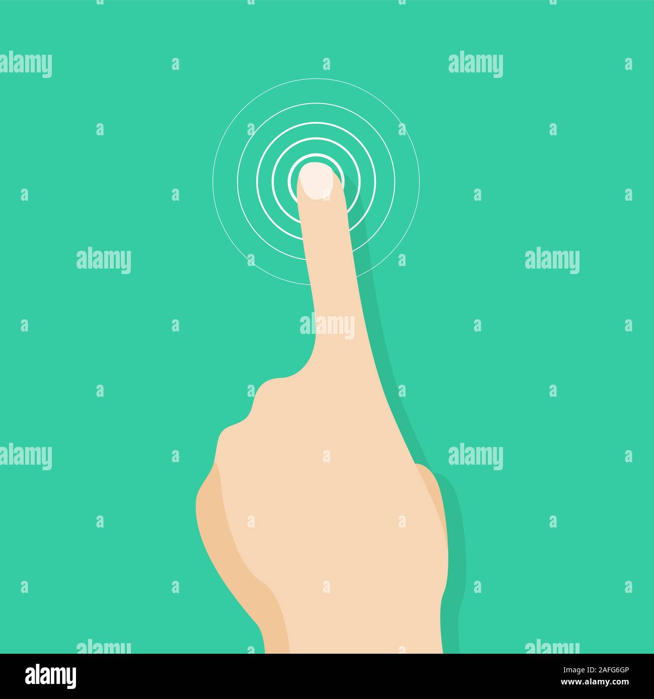 Touch screen finger icon. Finger to touch screen. Human hand to touch ...