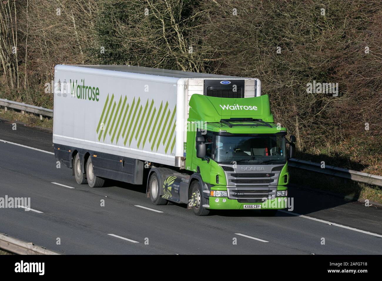 Hgv waitrose lorry truck hi-res stock photography and images - Alamy