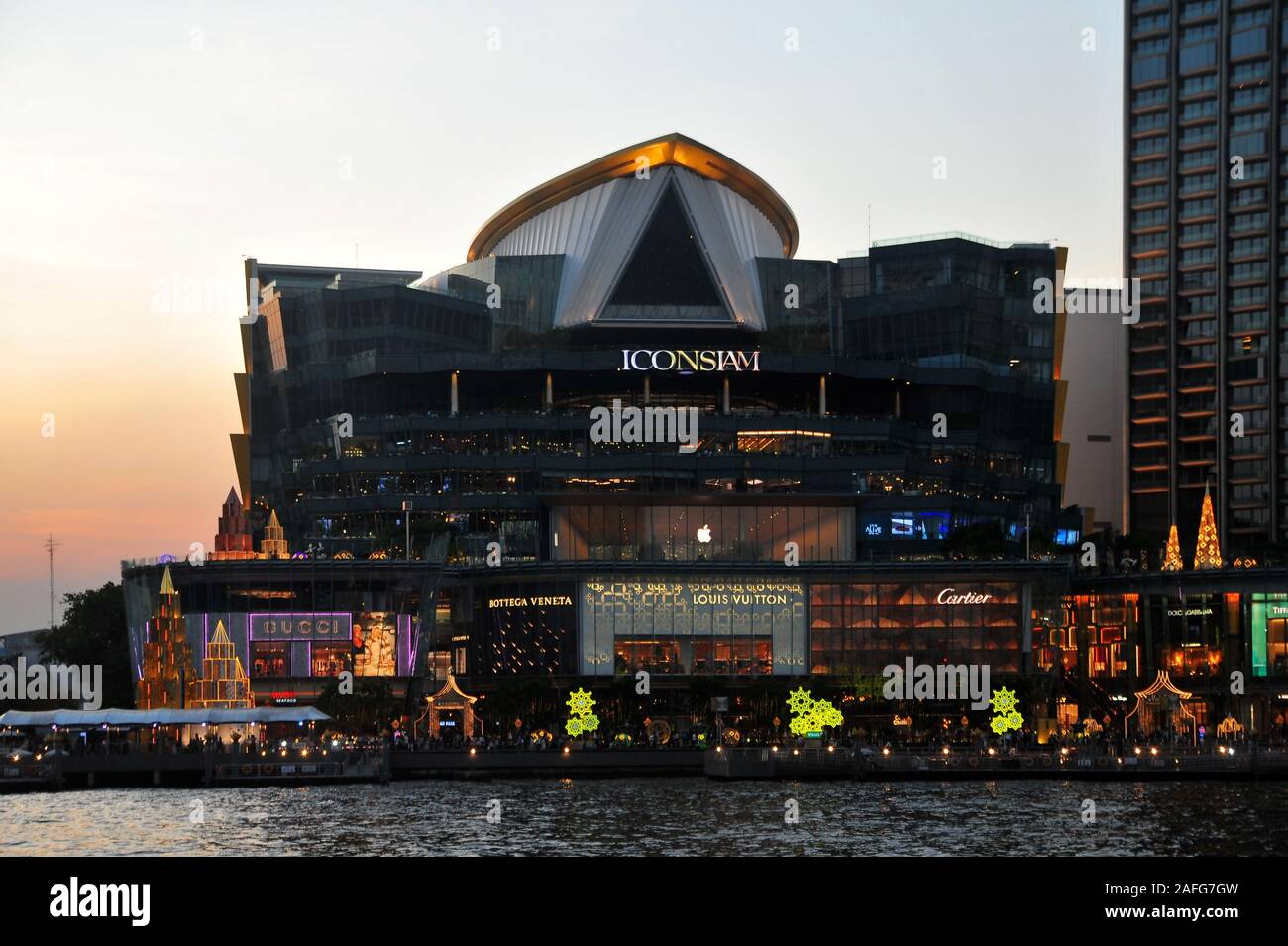 Bangkok, Thailand. - December 11, 2019 : ICONSIAM The Garden of ...