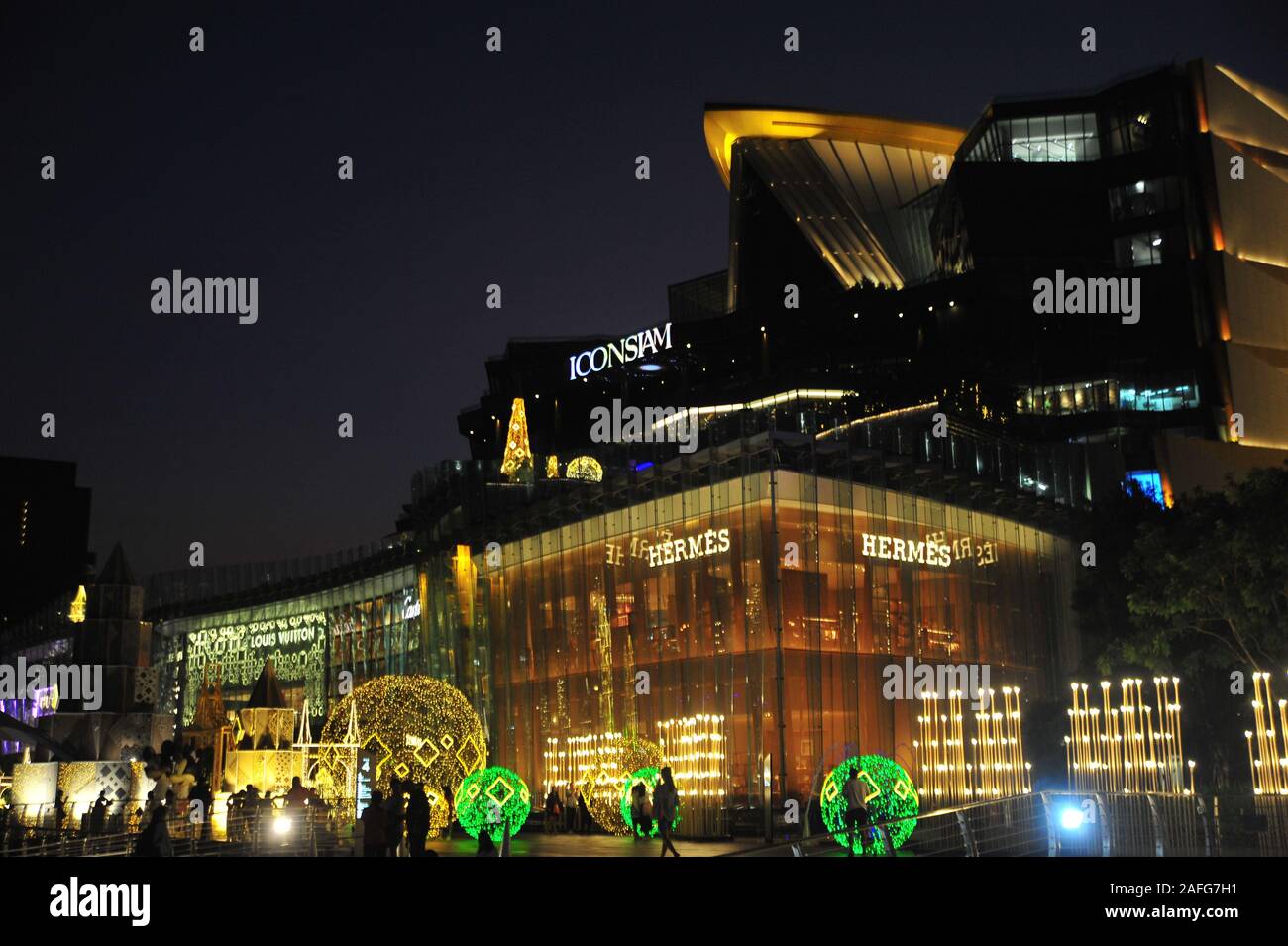 Bangkok, Thailand. - December 11, 2019 : ICONSIAM The Garden of ...