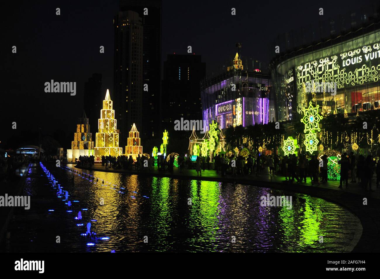 Bangkok, Thailand. - December 11, 2019 : ICONSIAM The Garden of ...