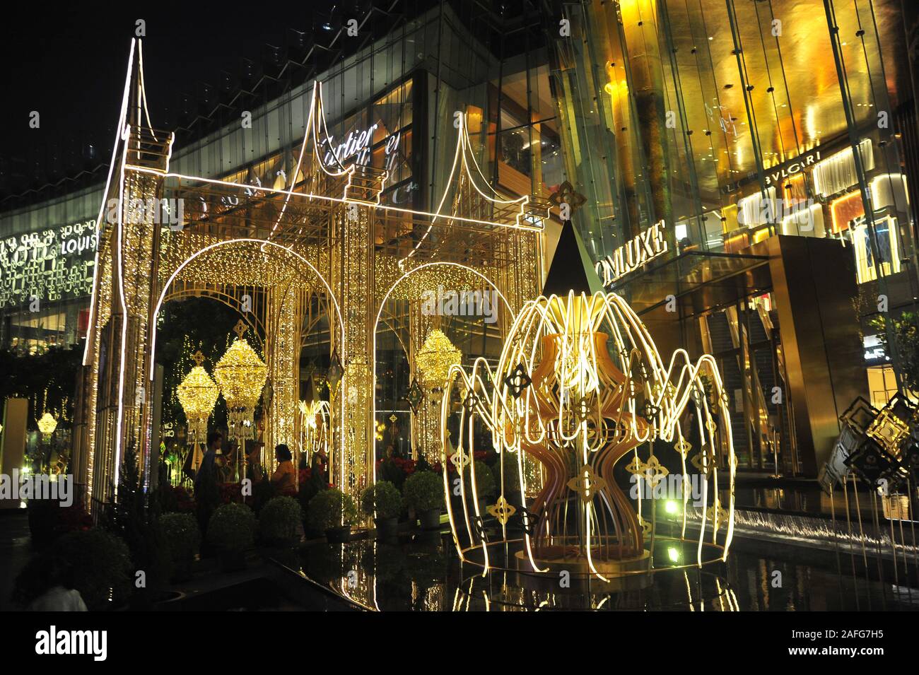 Bangkok, Thailand. - December 11, 2019 : ICONSIAM The Garden of ...
