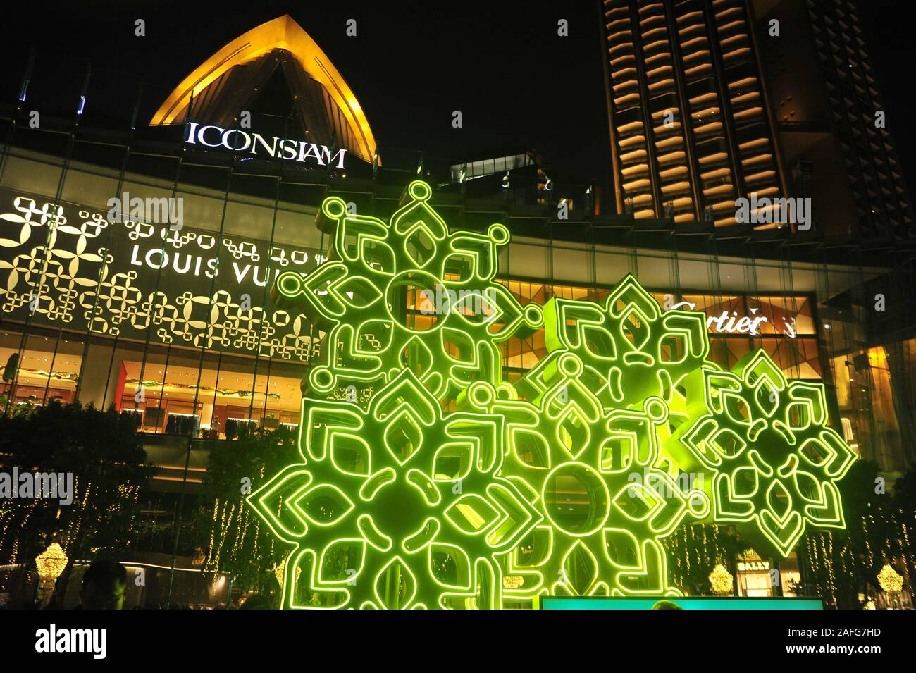 Bangkok, Thailand. - December 11, 2019 : ICONSIAM The Garden of ...