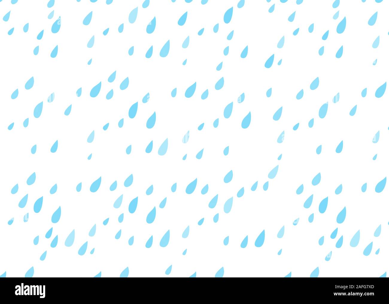 Abstract rain background falling water drops texture nature rainfall / Blue seamless raindrops ...