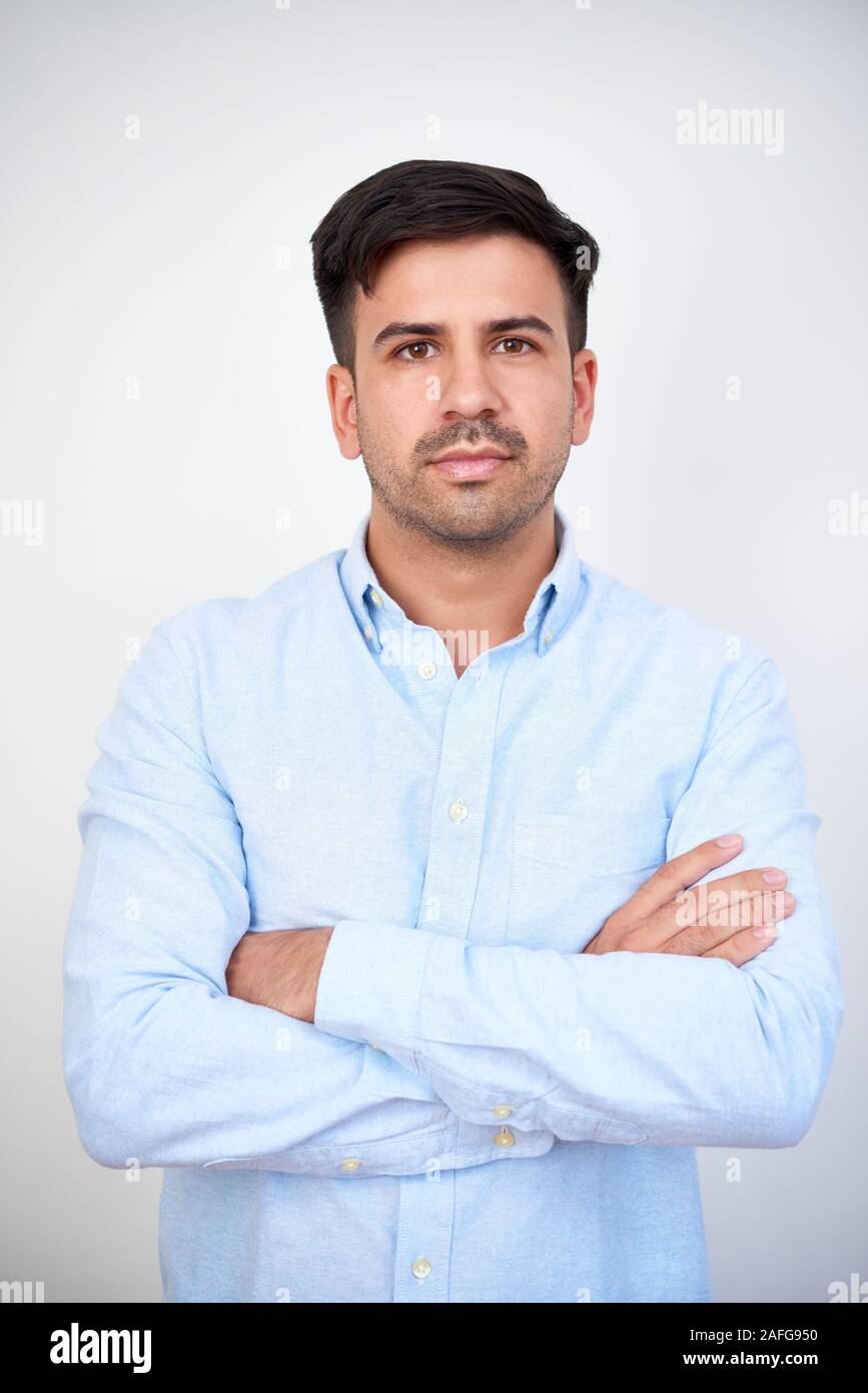 Folding his arms hi-res stock photography and images - Alamy