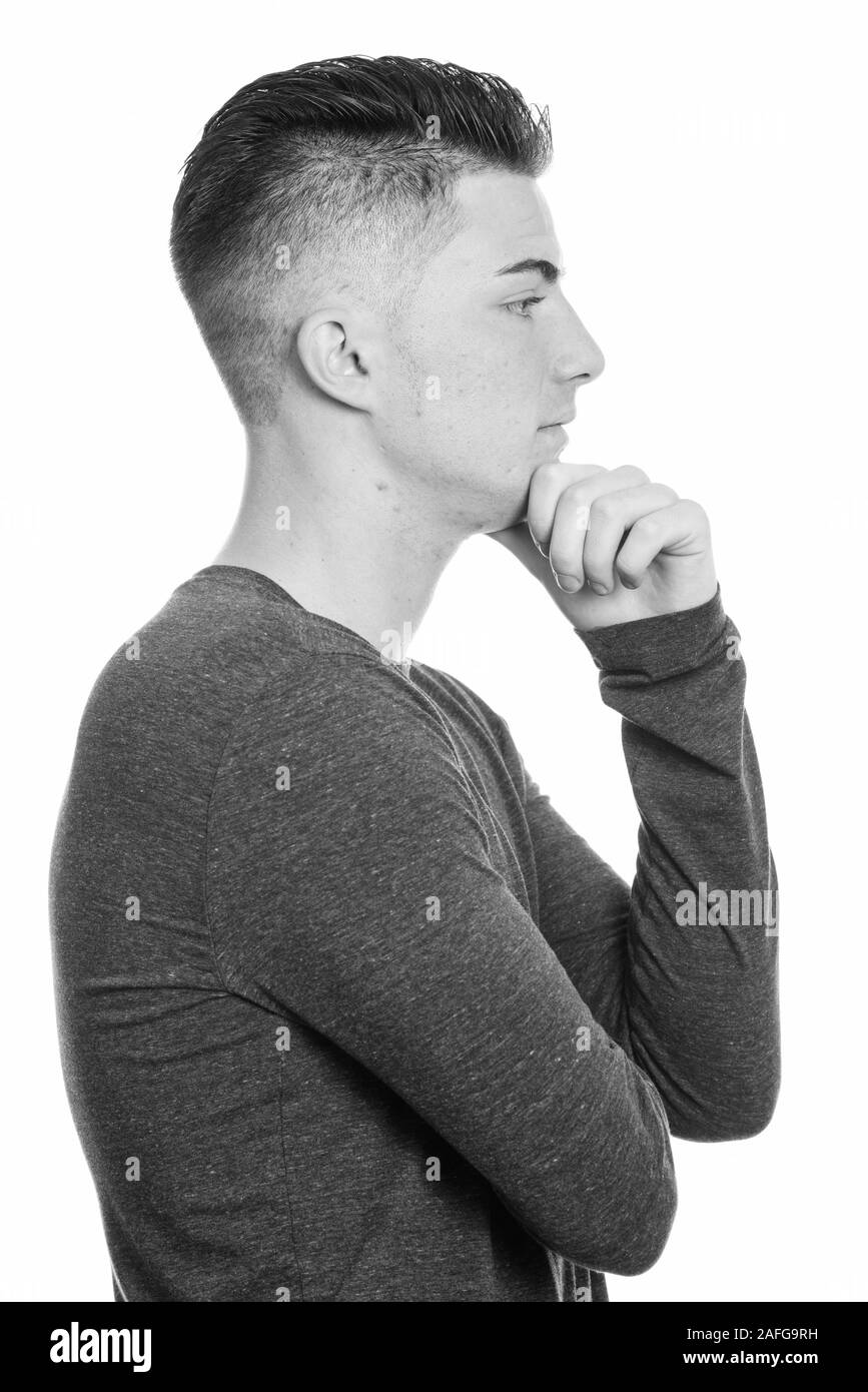 Handsome man portrait Black and White Stock Photos & Images - Alamy