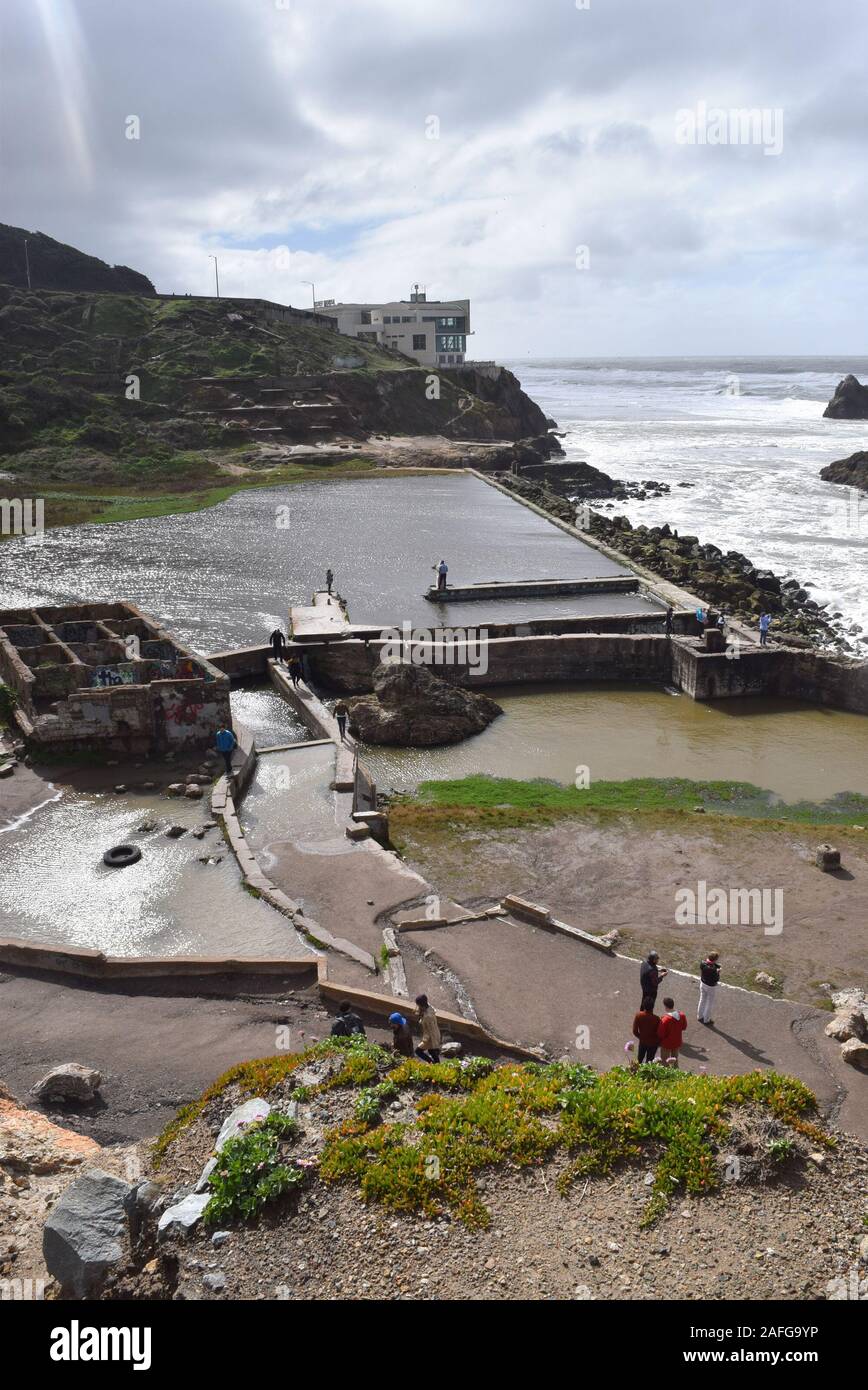 Sutro baths hill house hi-res stock photography and images - Alamy