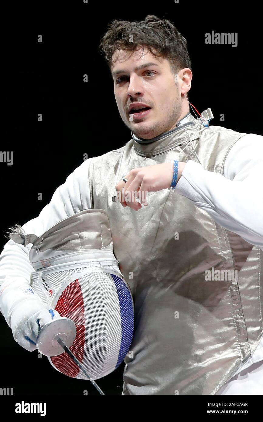 Chiba, Japan. 15th Dec, 2019. Pauty Maxime (FRA) 2019 Fencing World Cup ...
