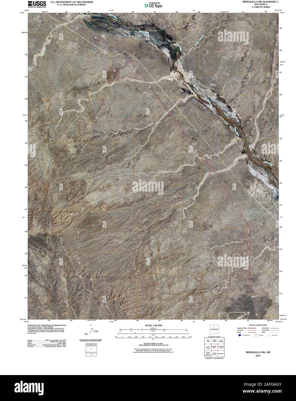 Map of bernalillo hi-res stock photography and images - Alamy