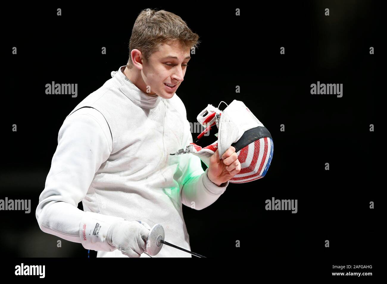 Chiba, Japan. 15th Dec, 2019. ITKIN Nick (USA) 2019 Fencing World Cup ...