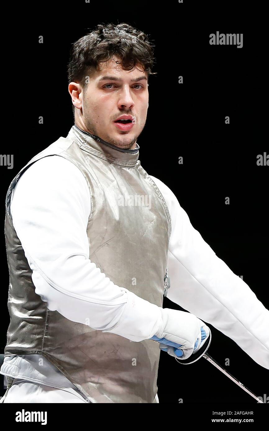 Chiba, Japan. 15th Dec, 2019. Pauty Maxime (FRA) 2019 Fencing World Cup ...