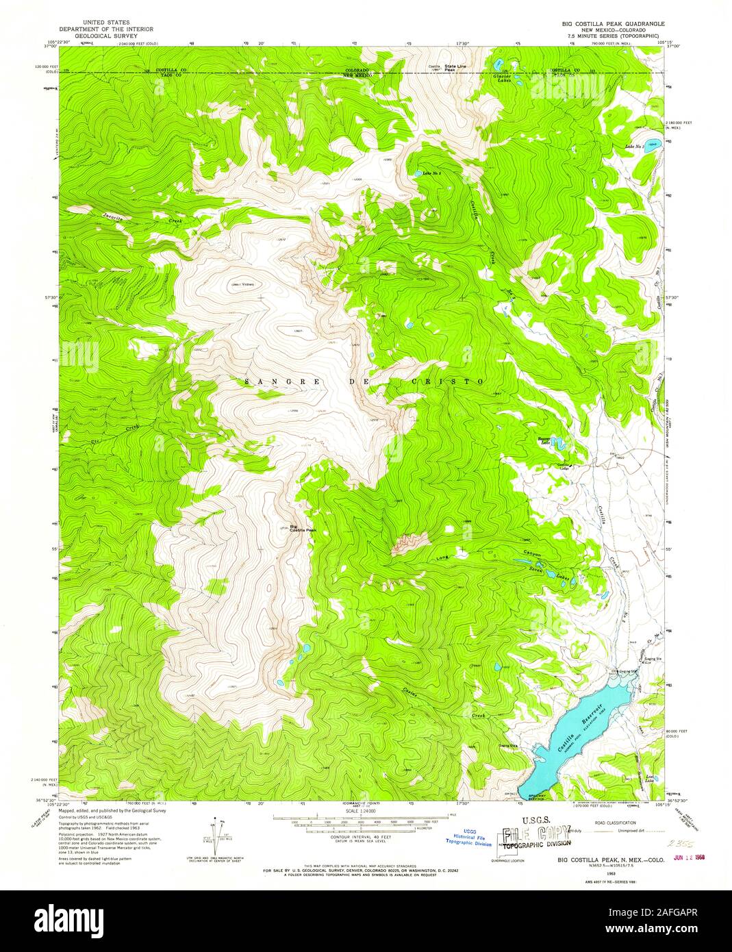 Big costilla peak hi-res stock photography and images - Alamy