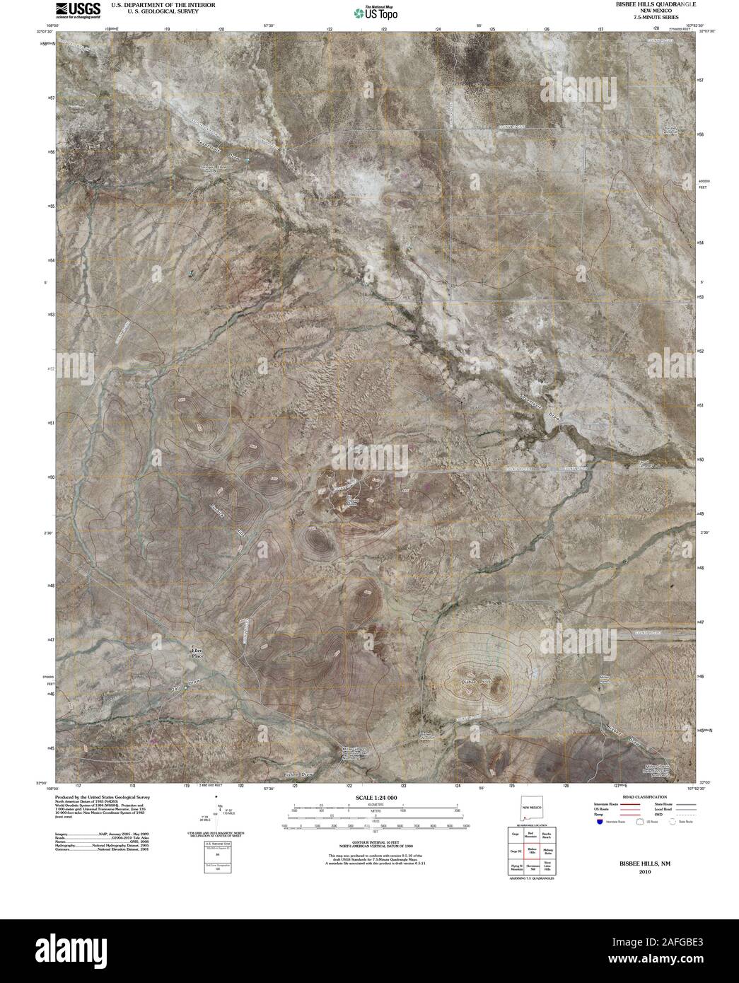 Map of bisbee Cut Out Stock Images & Pictures - Alamy