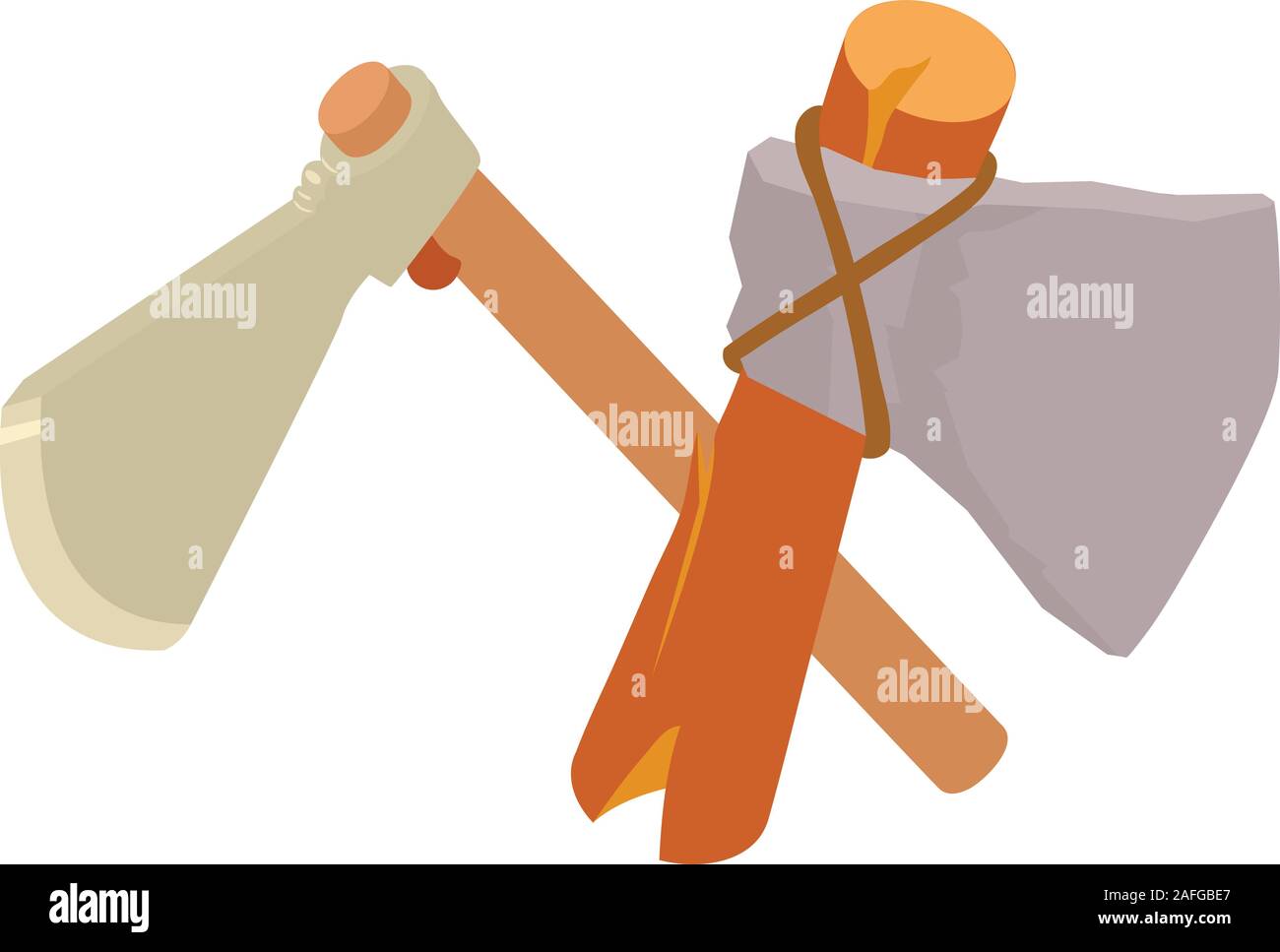 Stone axe icon, isometric style Stock Vector Image & Art - Alamy