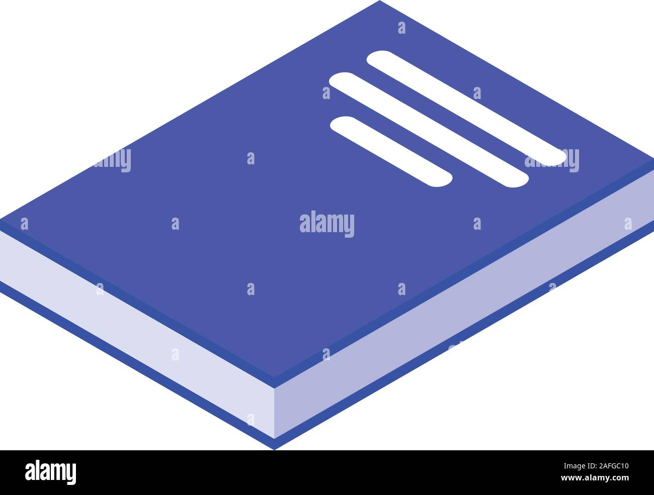 Blue book icon, isometric style Stock Vector Image & Art - Alamy
