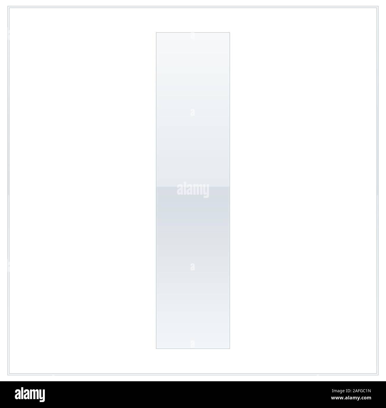 The letter l, made white and grey, half-and-half. Same colors turn ...