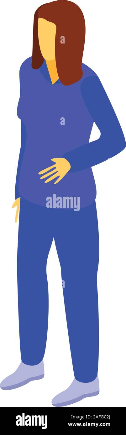 Hospital nurse icon, isometric style Stock Vector Image & Art - Alamy