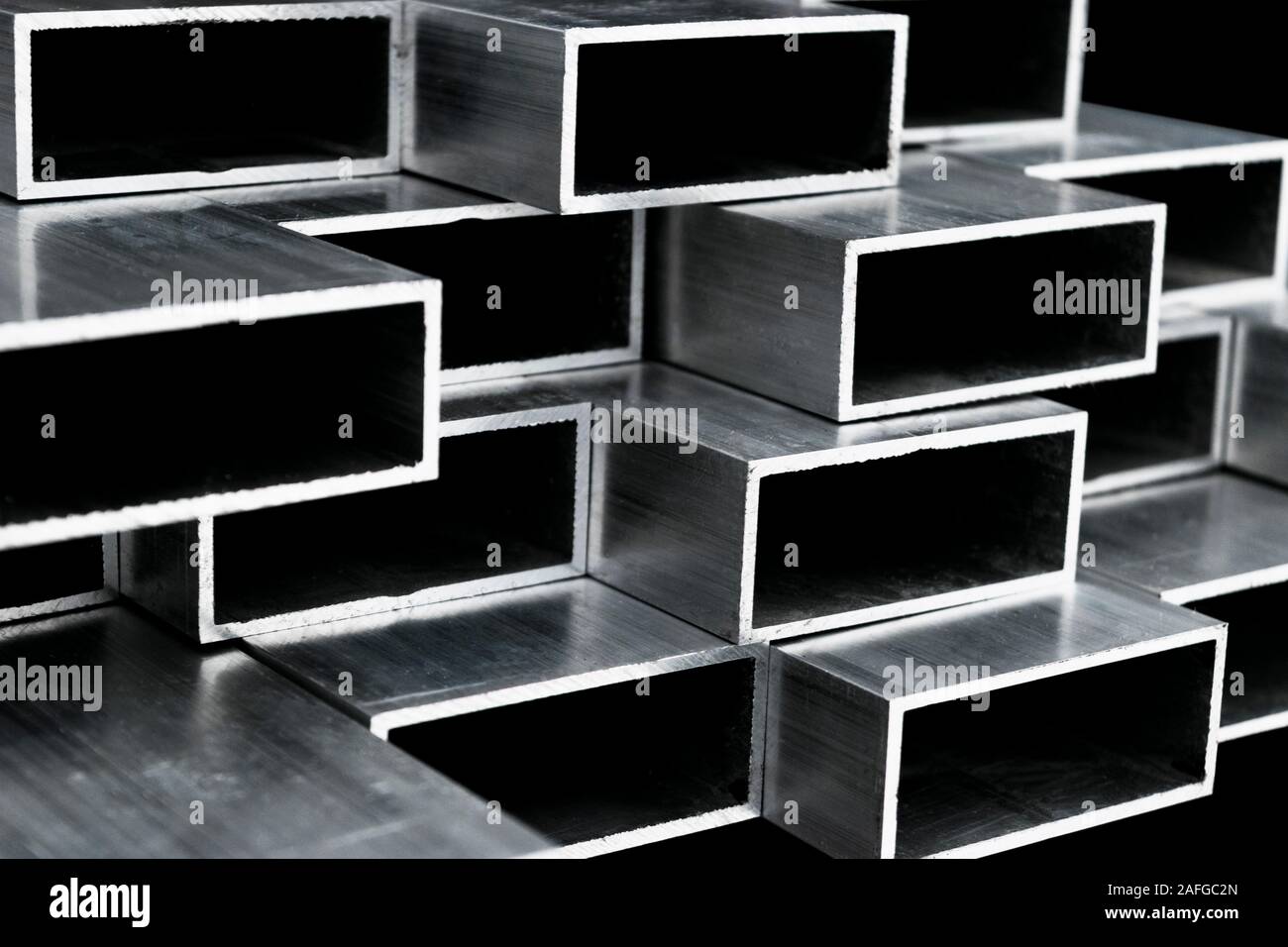 Aluminium profile for windows and doors manufacturing. Structural metal ...