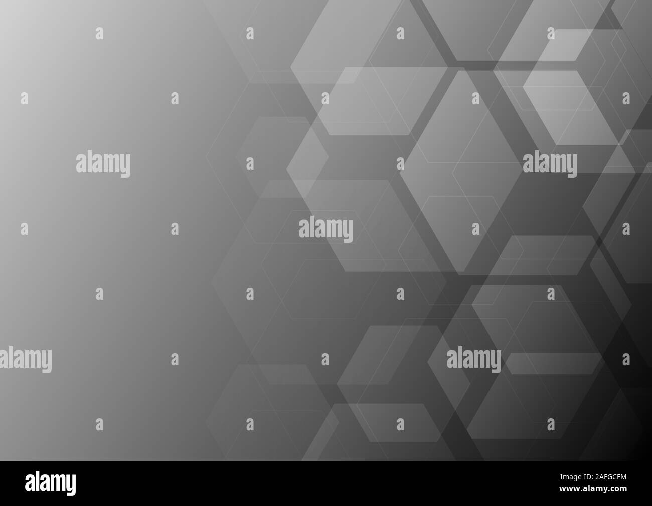 Hexagon geometric shape modern abstract art design color gradient with ...