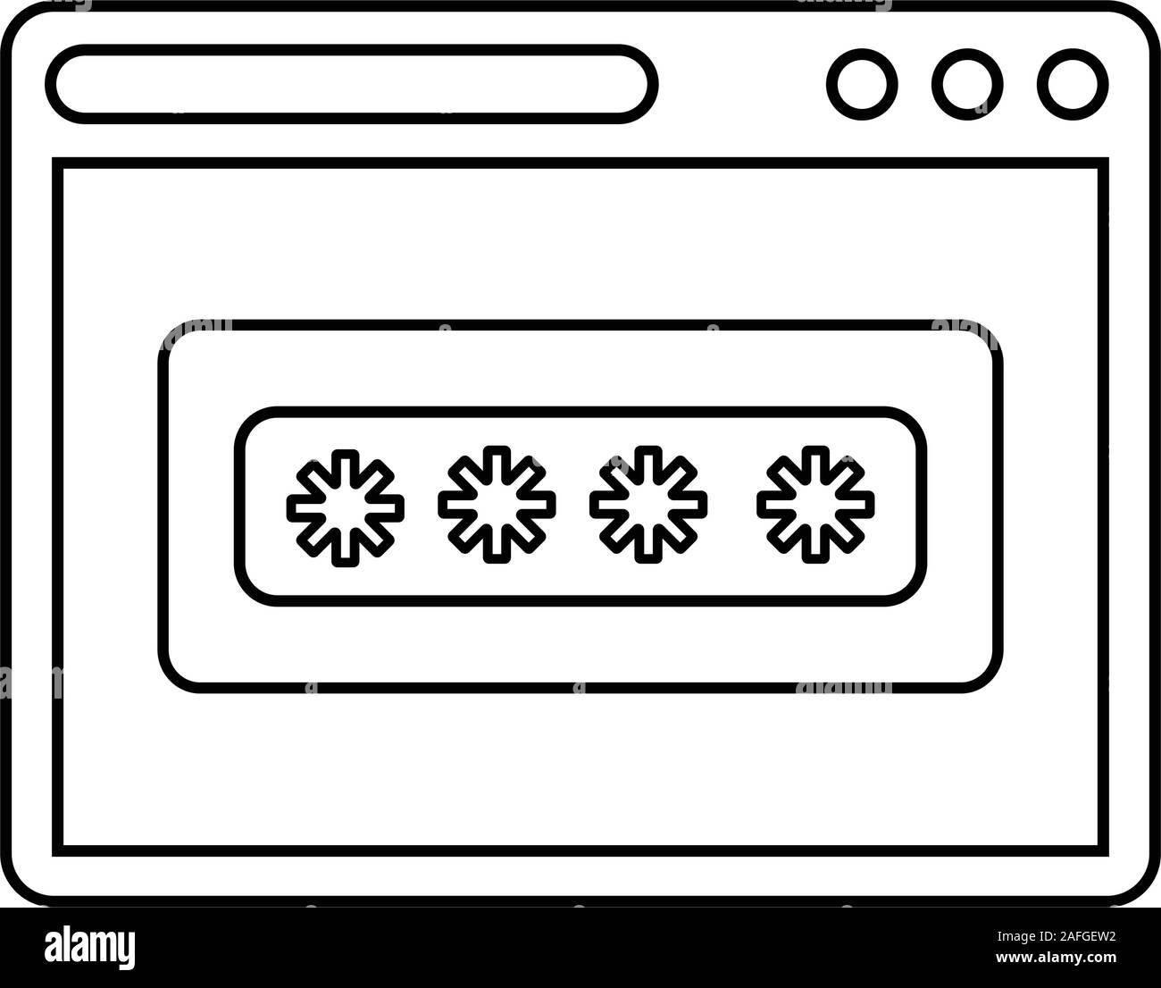 Login, password, security code icon Stock Vector Image & Art - Alamy