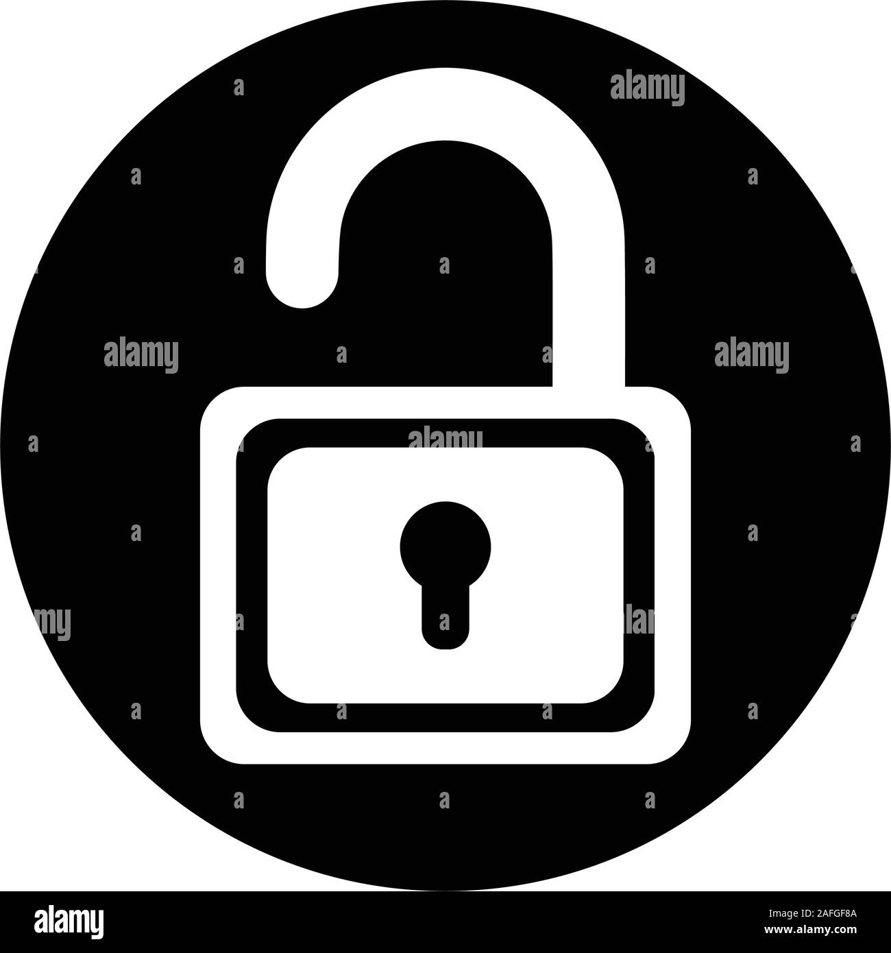 Open lock, unlock, unlocked icon Stock Vector Image & Art - Alamy