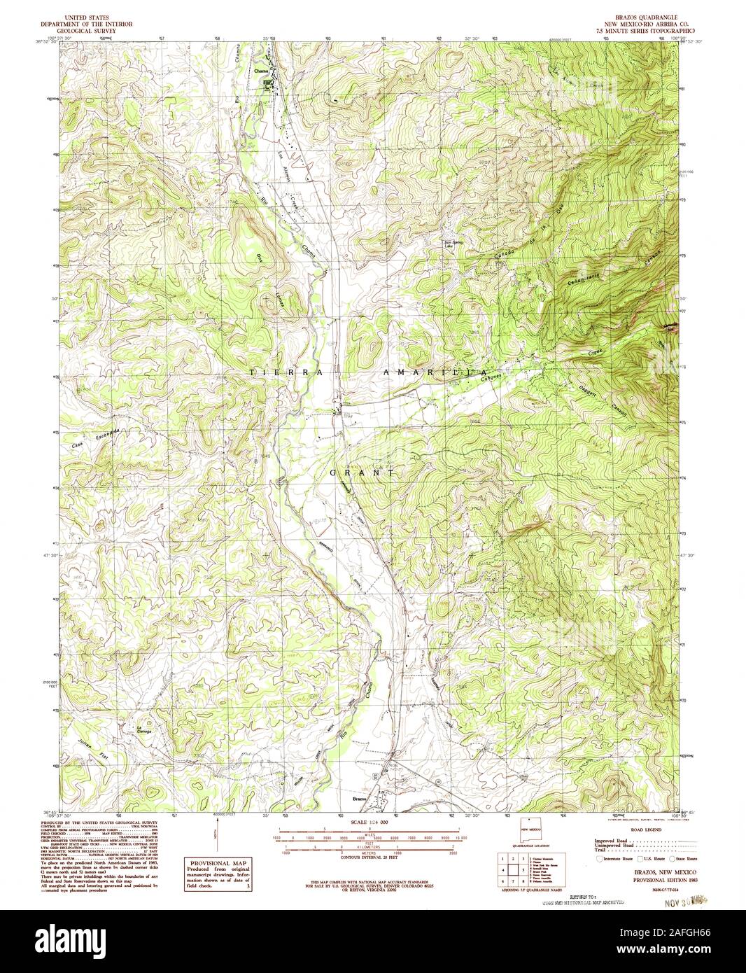 Brazos new mexico Cut Out Stock Images & Pictures - Alamy