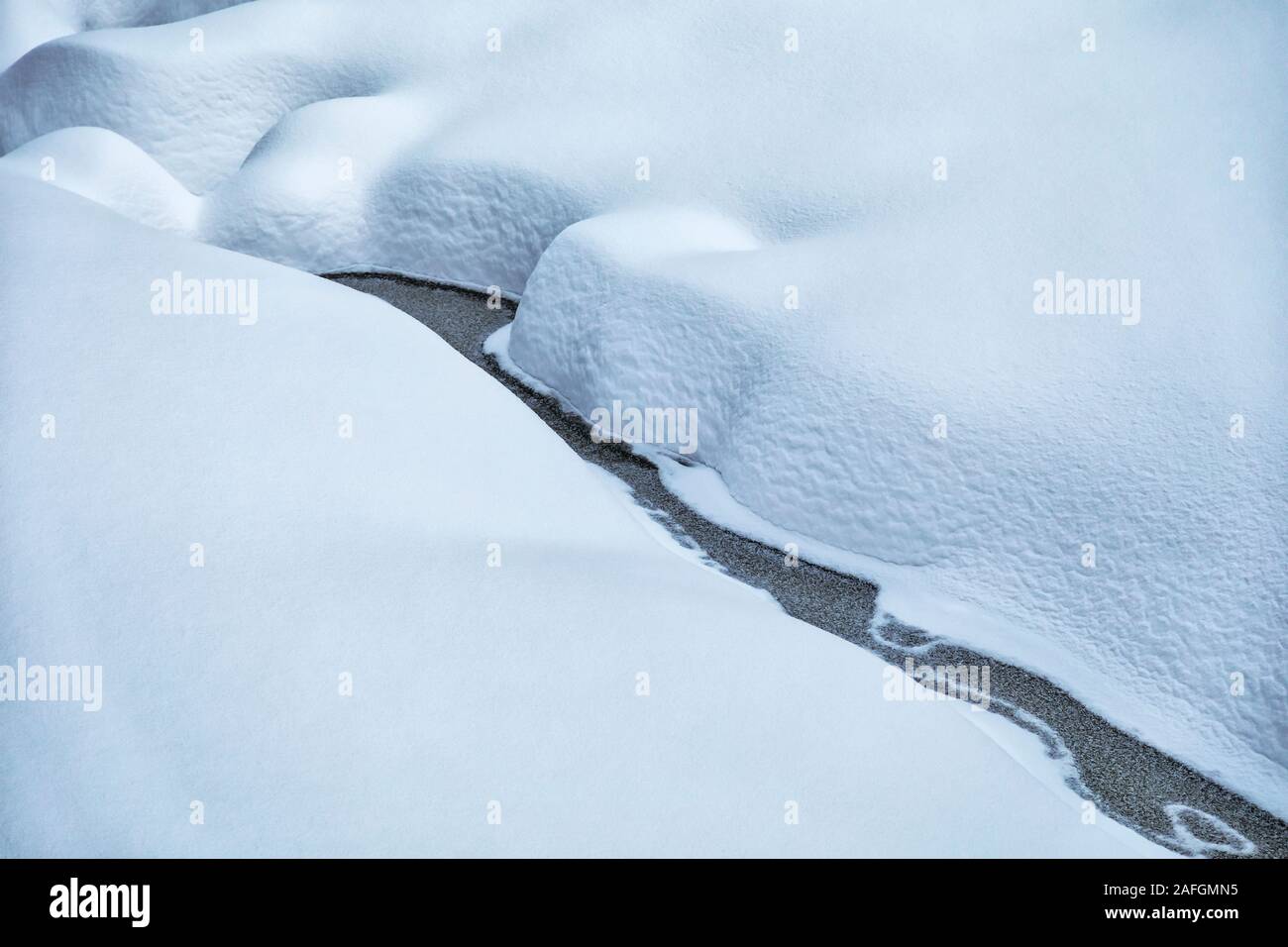 Stream covered with ice hi-res stock photography and images - Alamy