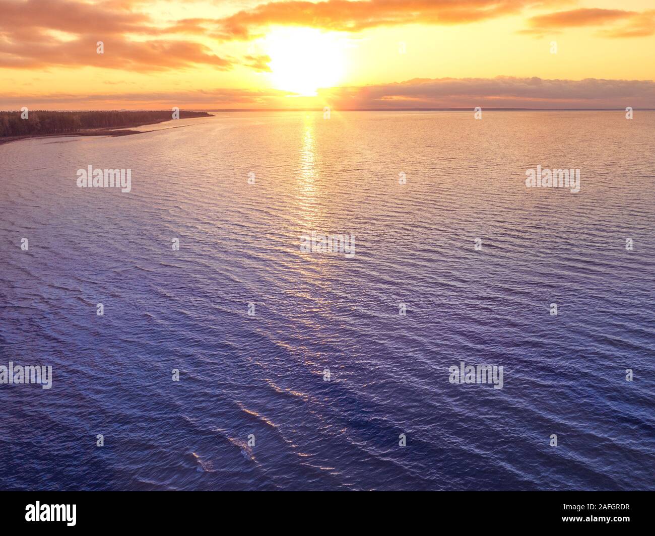 Red sea sunset aerial hi-res stock photography and images - Alamy