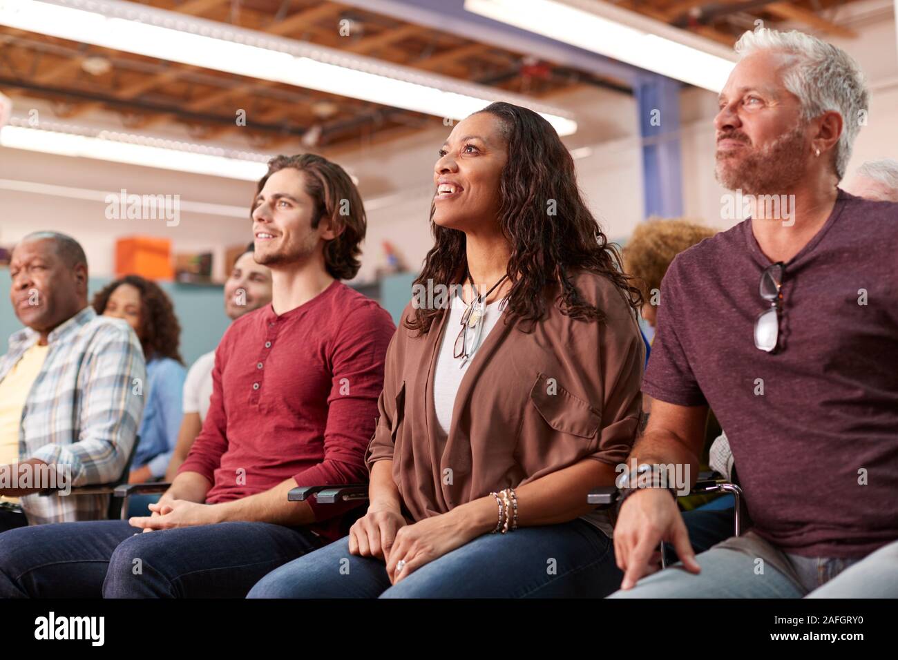 Community meeting hall hi-res stock photography and images - Alamy