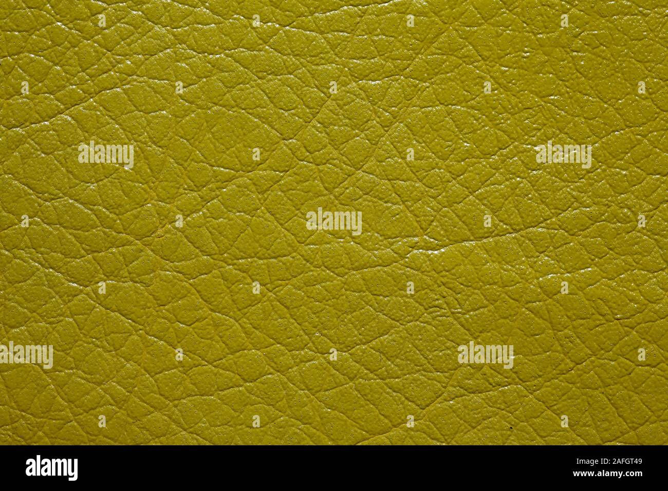 Light leatherette background in lime-green colour. High quality texture ...