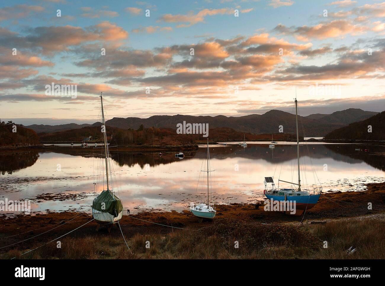 Badachro Bay, Scottish Highlands Stock Photo - Alamy