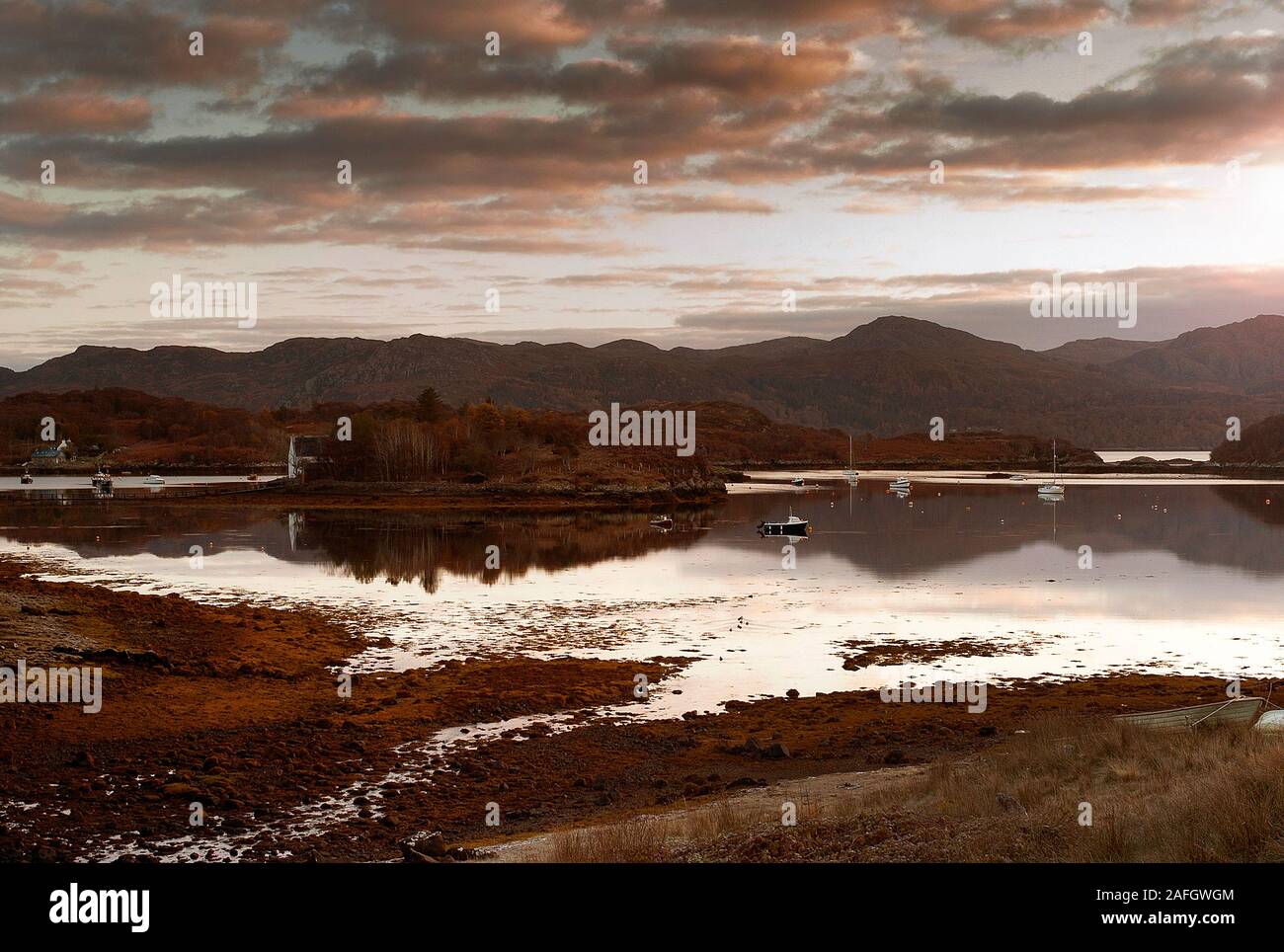 Badachro Bay, Scottish Highlands Stock Photo - Alamy