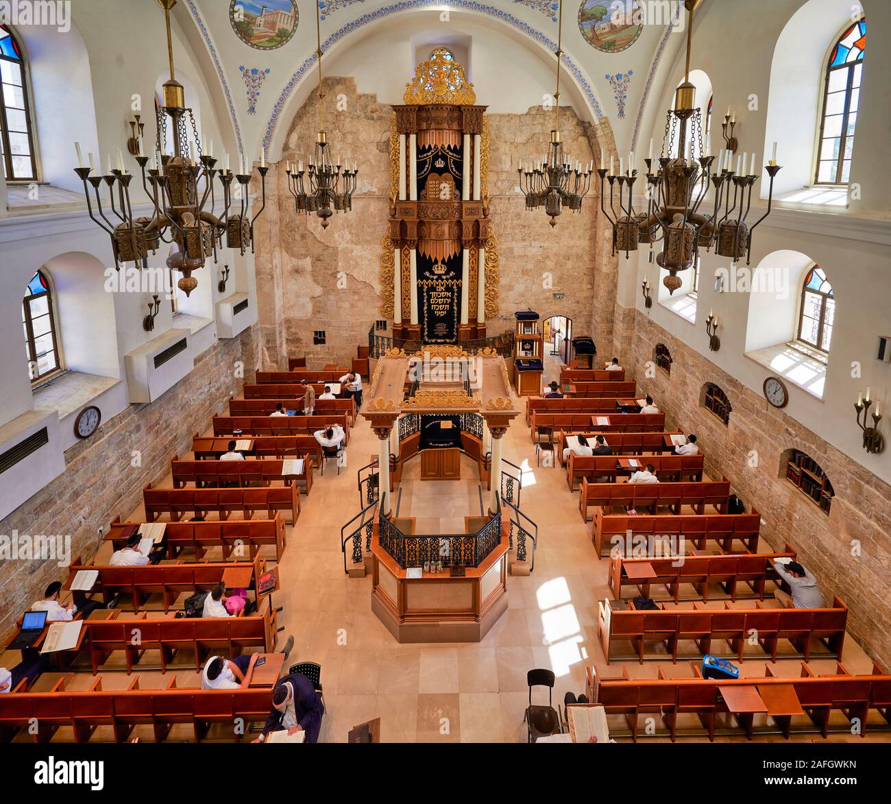 Jerusalem Israel. The Hurva Synagogue, also known as Hurvat Rabbi ...
