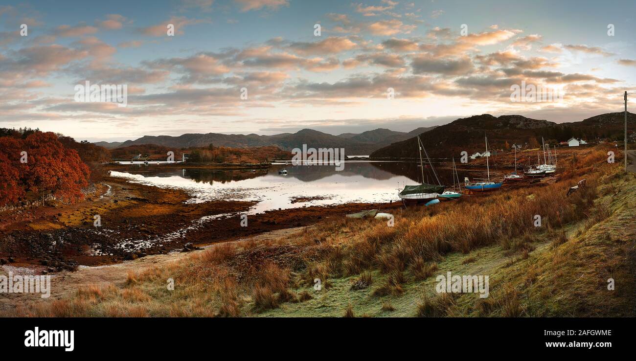 Badachro Bay, Scottish Highlands Stock Photo - Alamy