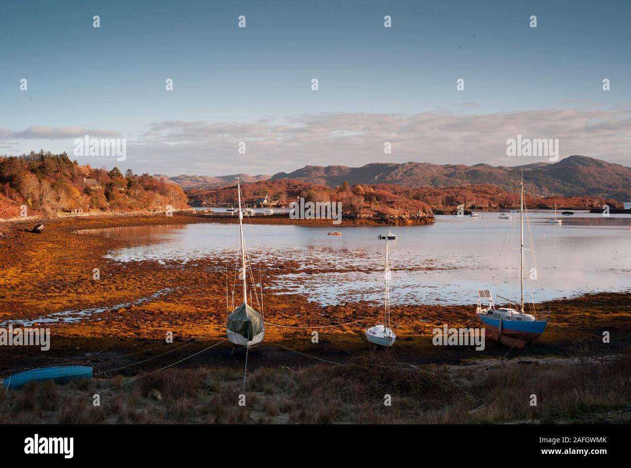 Badachro Bay, Scottish Highlands Stock Photo - Alamy