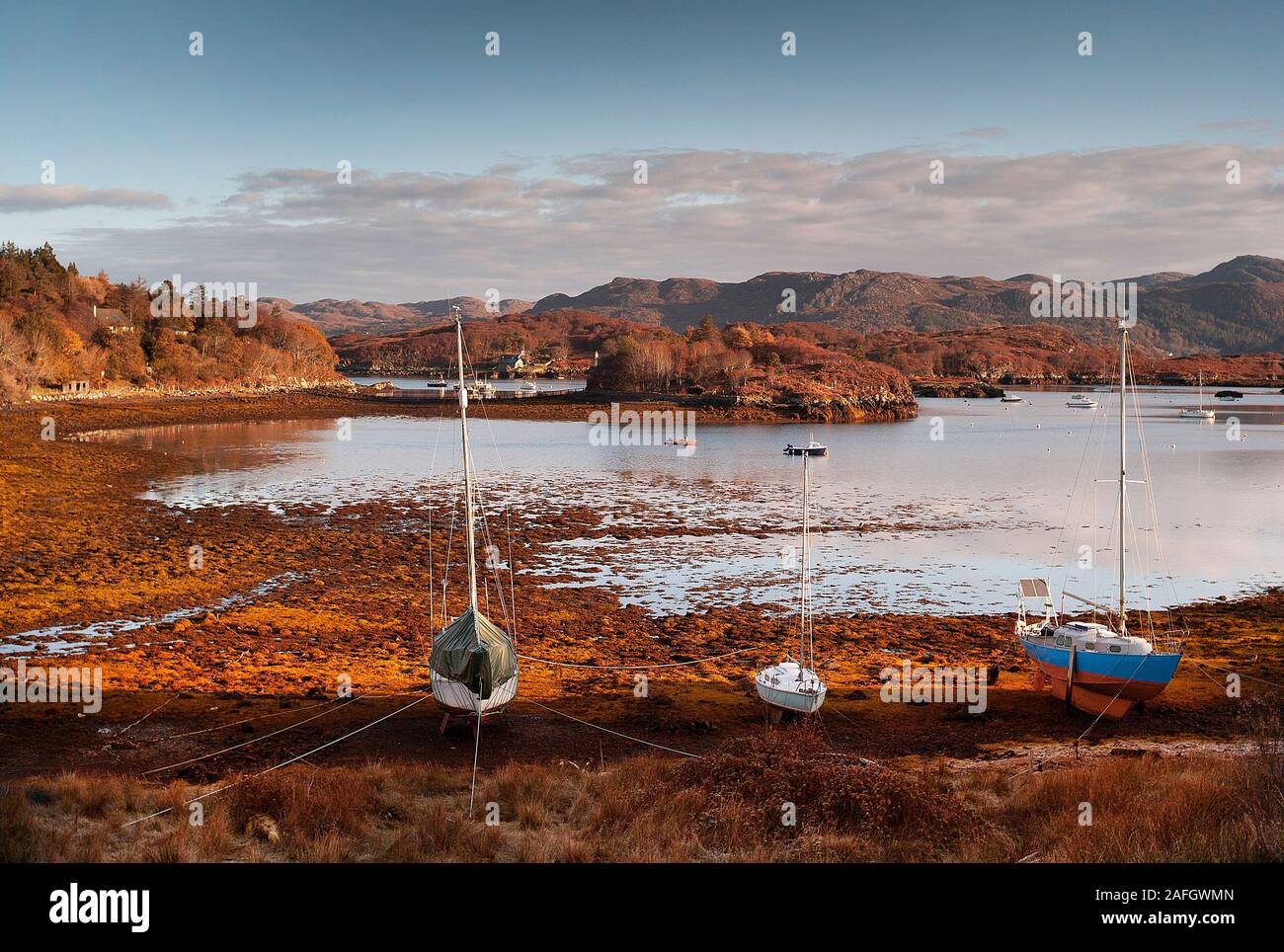 Badachro Bay, Scottish Highlands Stock Photo - Alamy