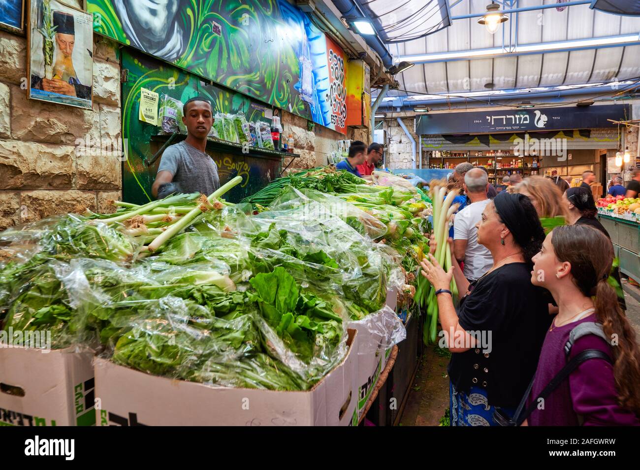 Food foods market indoor stall hi-res stock photography and images - Alamy
