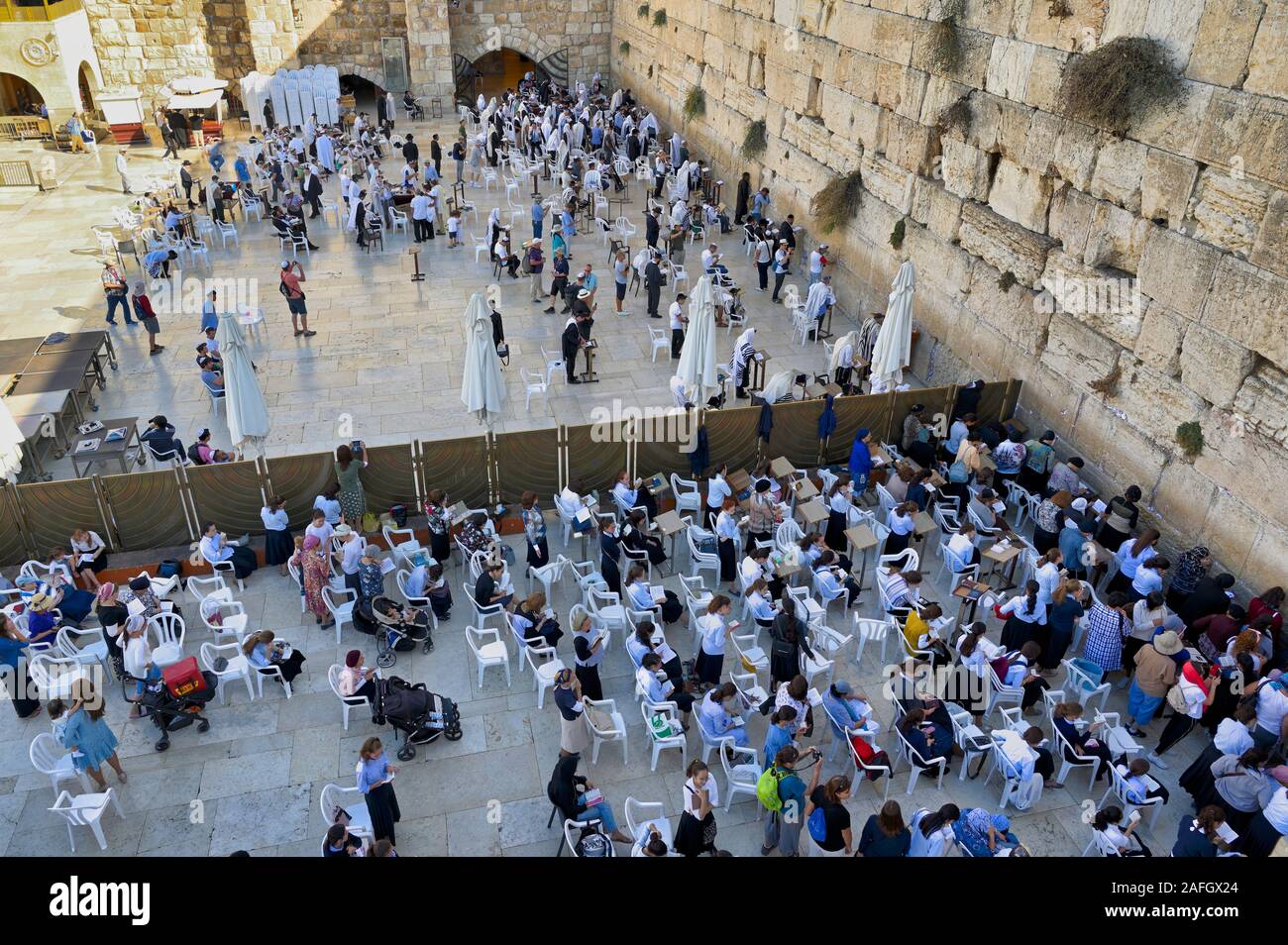 Jerusalem Israel. The western wall (wailing wall Stock Photo - Alamy