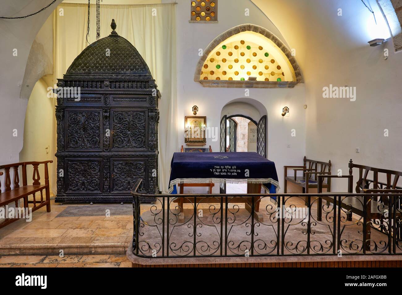 Jerusalem Israel. The four sephardic synagogues Stock Photo - Alamy