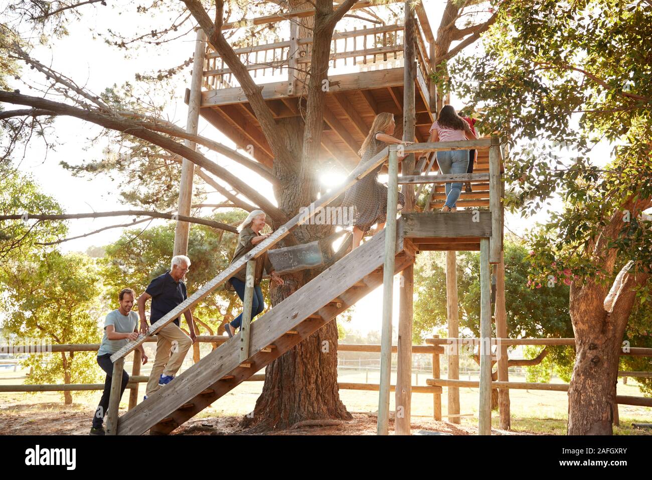 Climbing stairs old person hi-res stock photography and images - Alamy