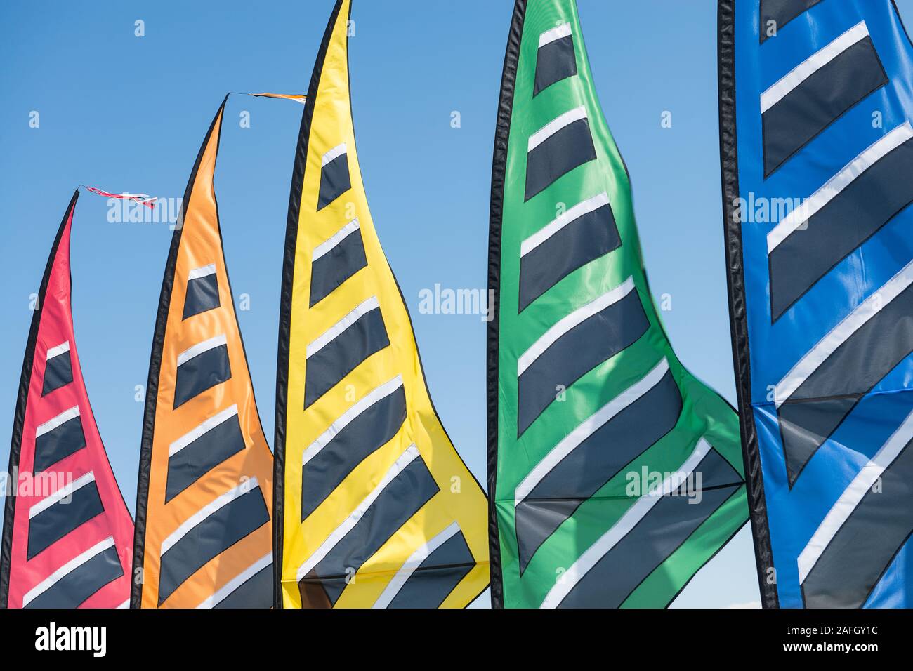 Beachflags hi-res stock photography and images - Alamy