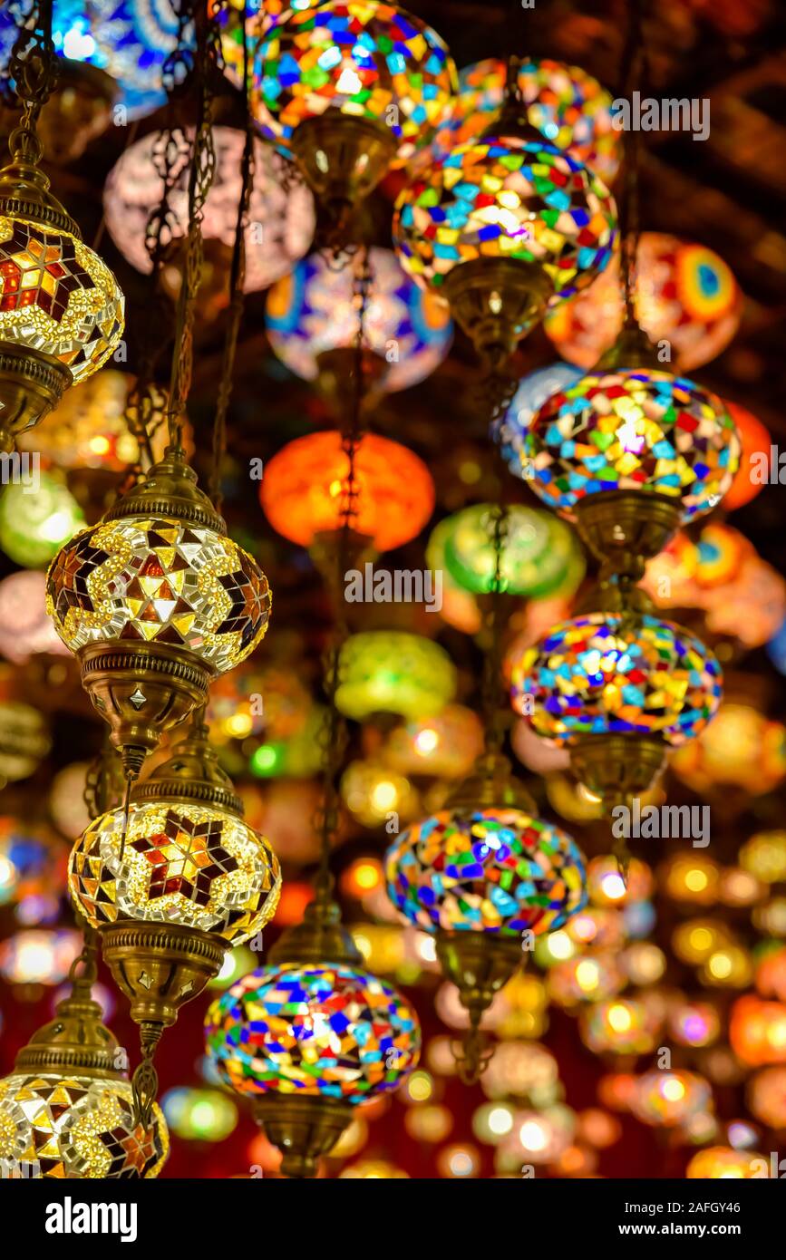 Turkish Lamp or Moroccan Lantern, Eastern style, decorative lamps at ...