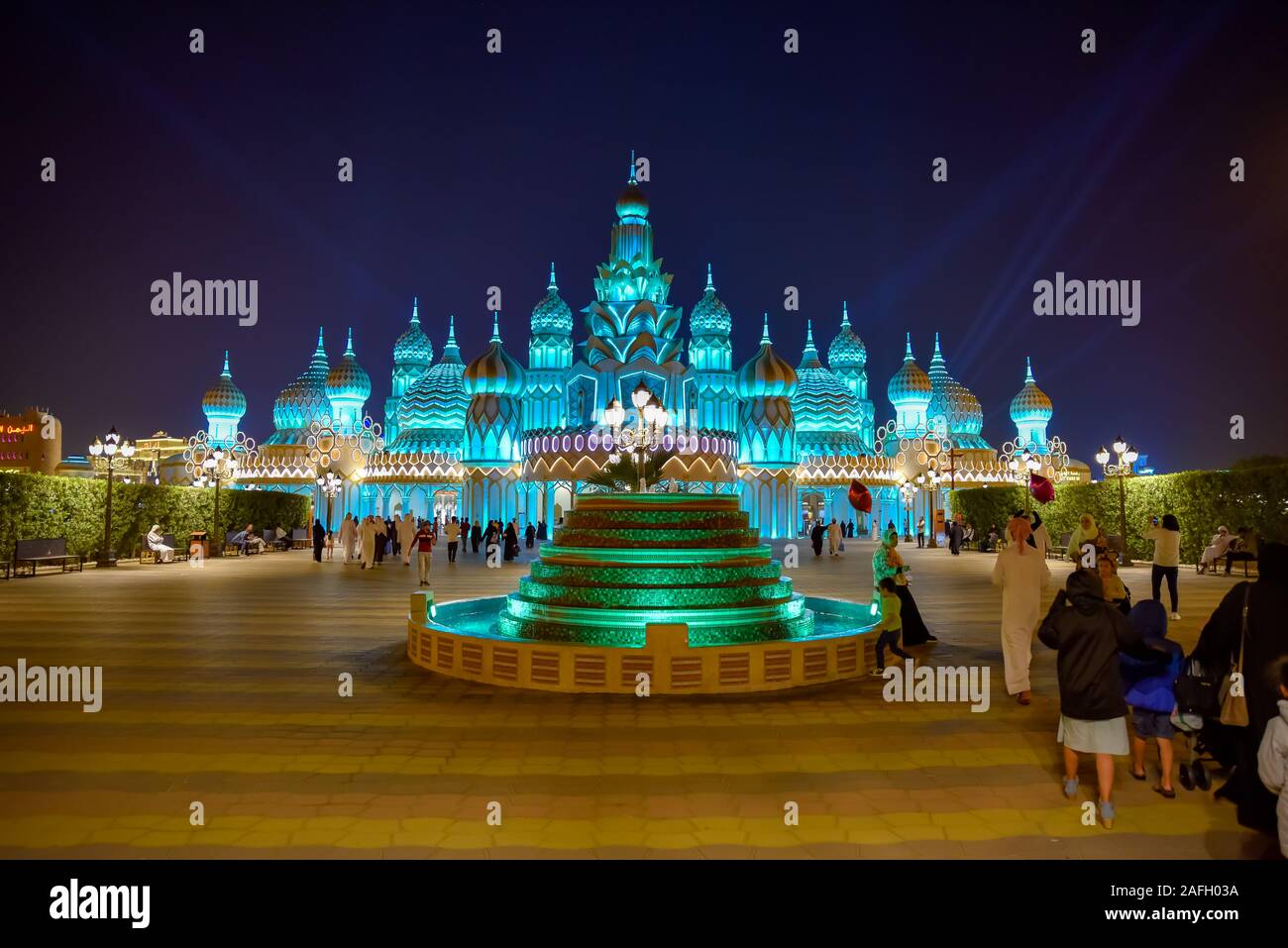 Dubai Global Village, Dubai, United Arab Emirates, December 11, 2019 ...