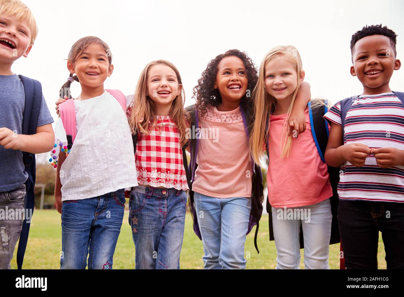Primary school children playing on hi-res stock photography and images ...