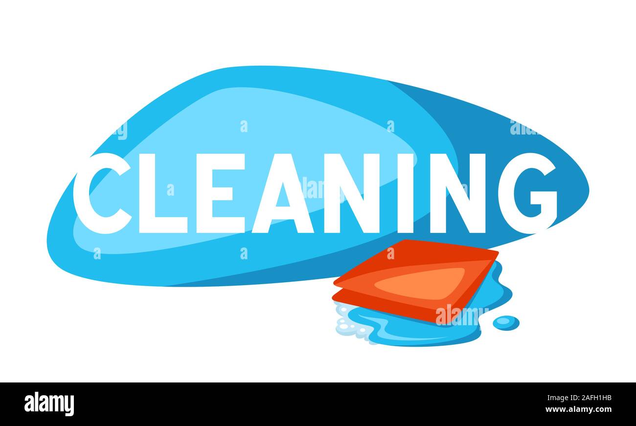 Wet cleaning at home Stock Vector Images - Alamy