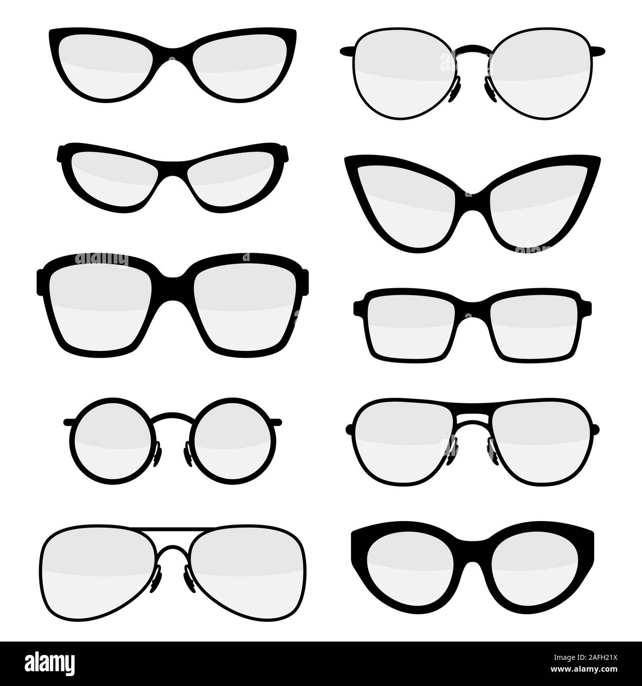 Aviator glasses Stock Vector Images - Alamy